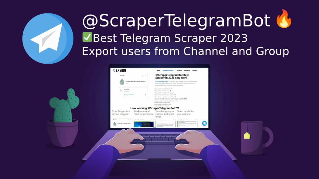 Telegram Scraper and Adder Users software - tool