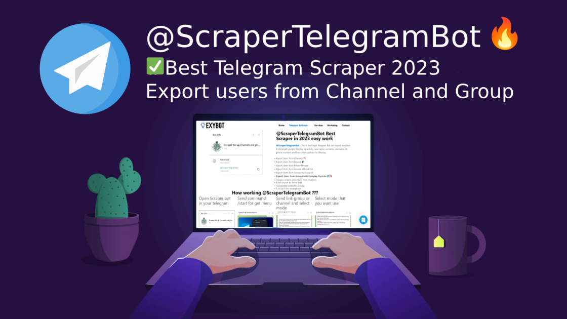 Telegram Scraper and Adder Users software - tool